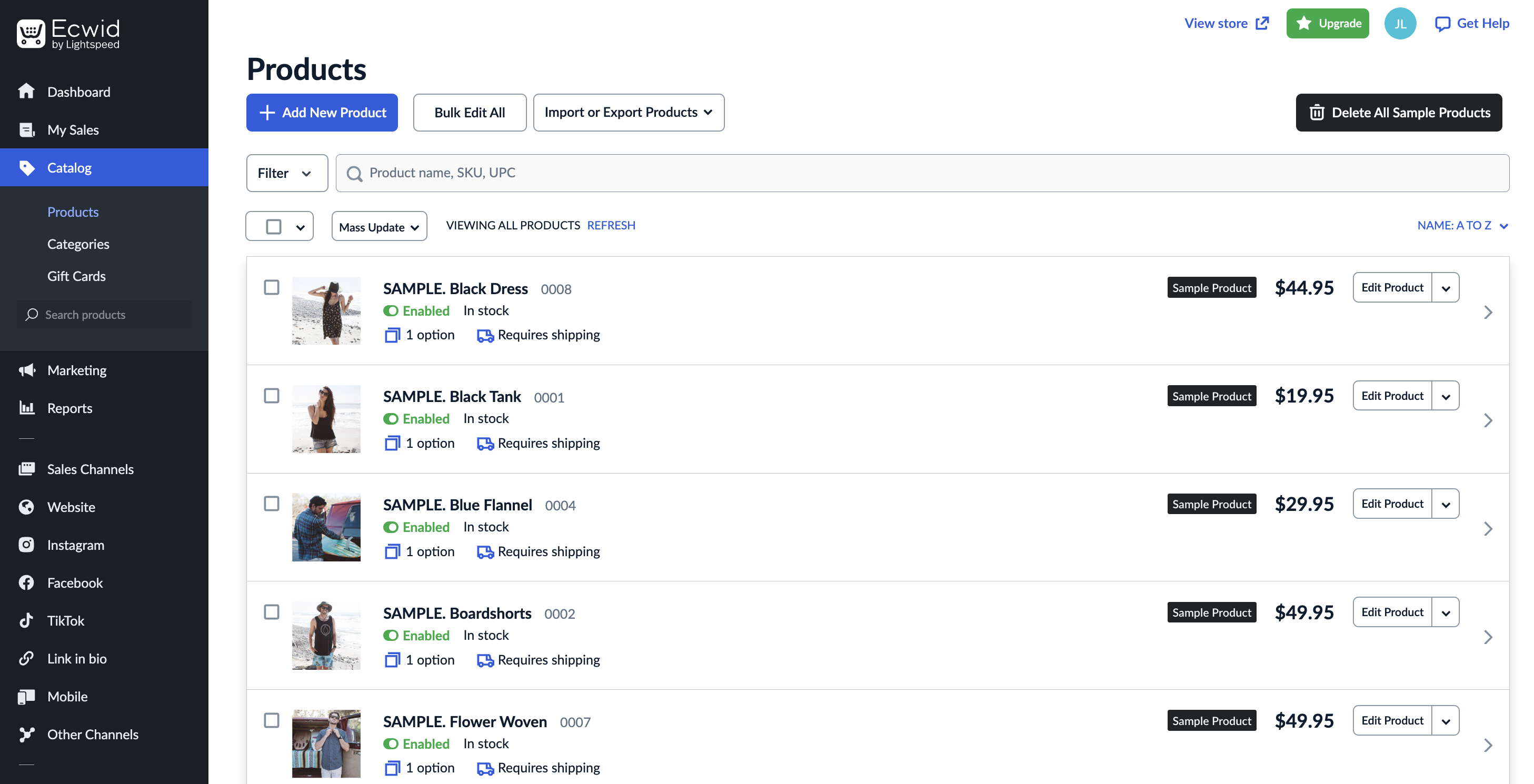 ECWID By Lightspeed - TikTok App Center